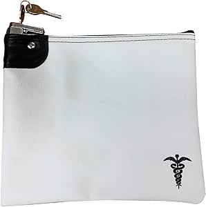 Amazon.com: Medication Bag Heavy Canvas Standard Keyed Lock Storage ...