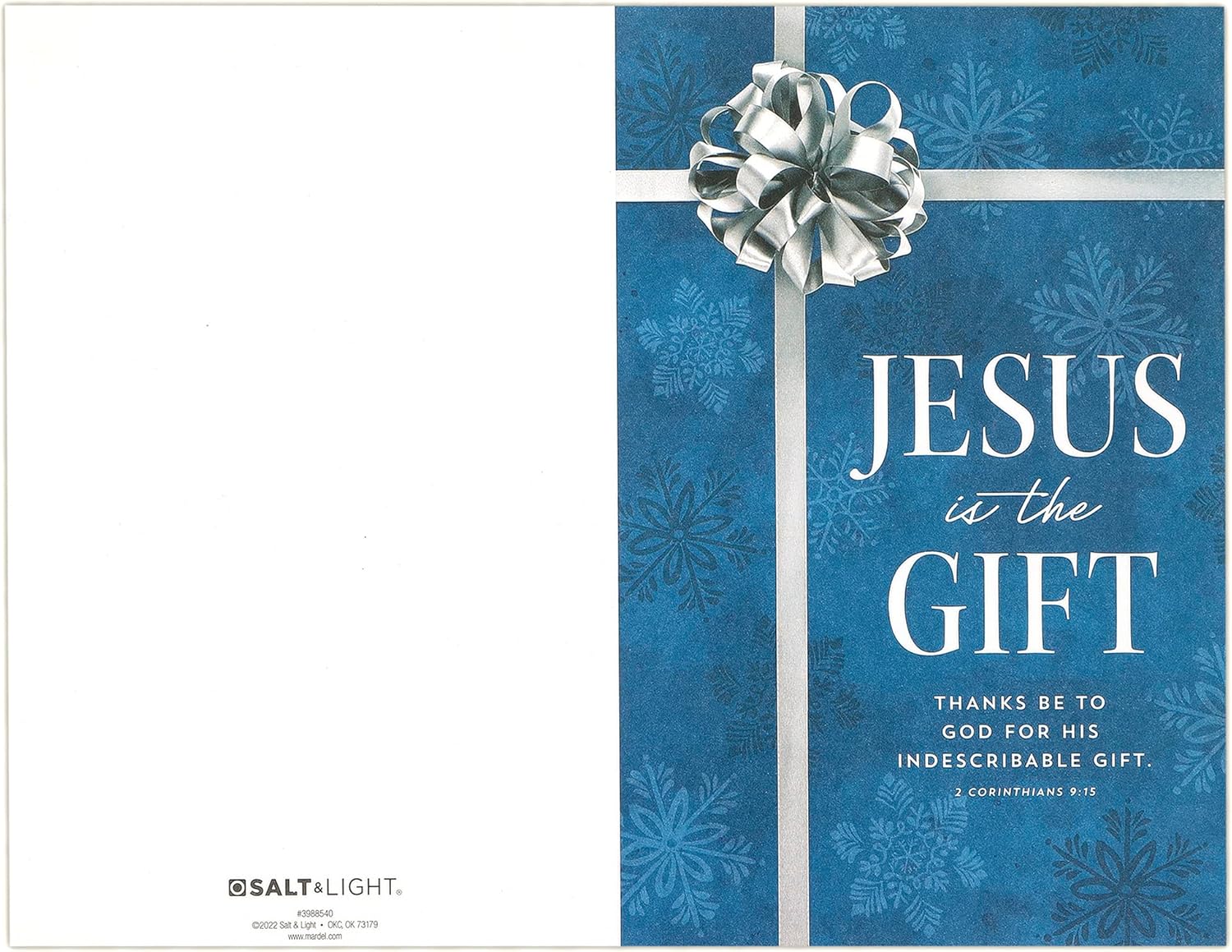 2 Corintios 915 Jesús is the Gift Christmas Church Bulletins – Yaxa ...
