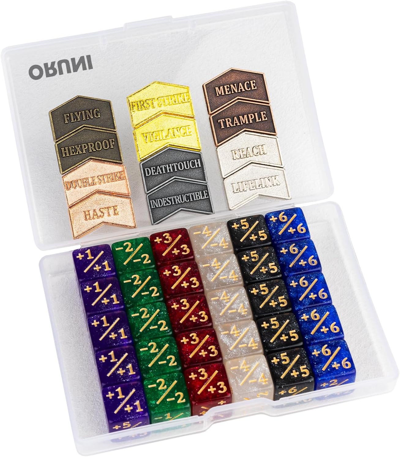 Amazon.com: 42 Pieces MTG Dice Counters 12mm Abilities Keywords ...