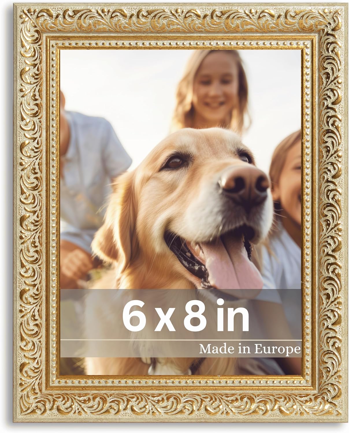 Amazon.com - VictoR 6x8 Picture Frame Rubens Green Gold - Picture ...