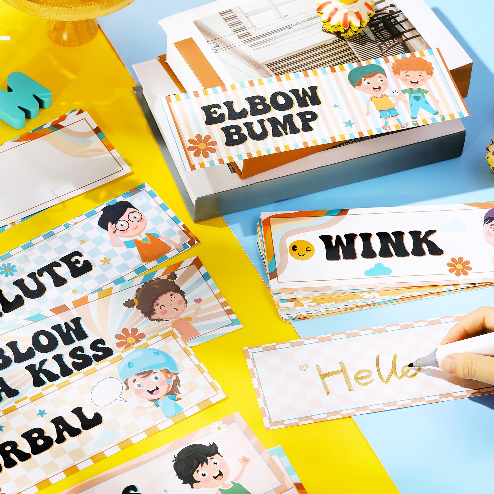 Snapklik.com : 28 Pcs Greeting Choices Classroom Rules Posters Groovy ...