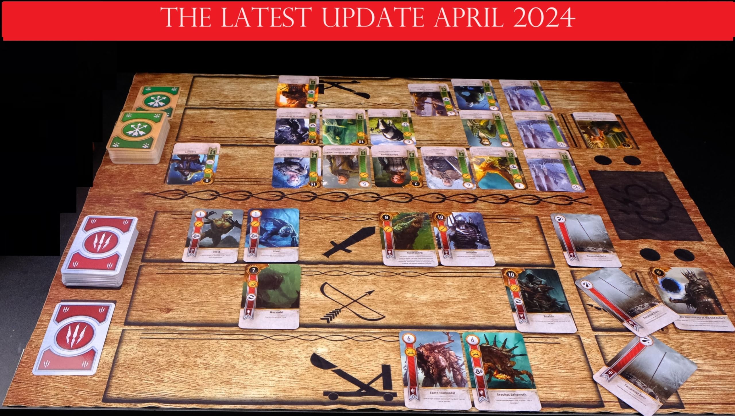 Gwent Cards (5 Decks | 527 Cards) Complete Set with Playmat ! Exciting ...