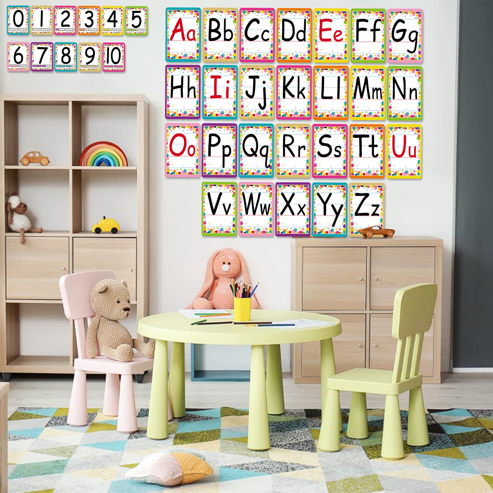 Snapklik.com : Bulletin Board Letters - ABC Alphabet Poster Classroom ...