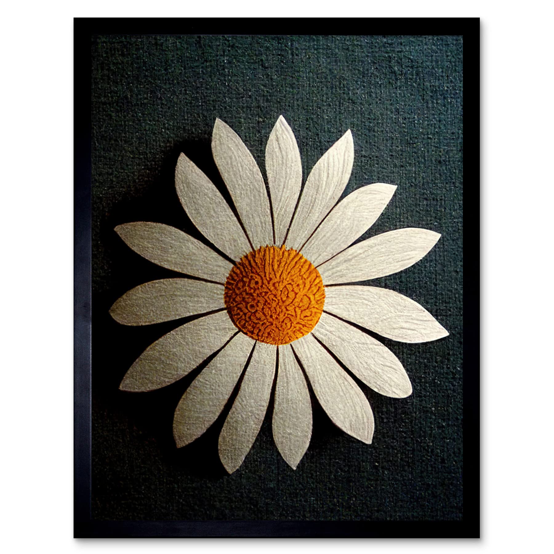Single Daisy Flower Painting