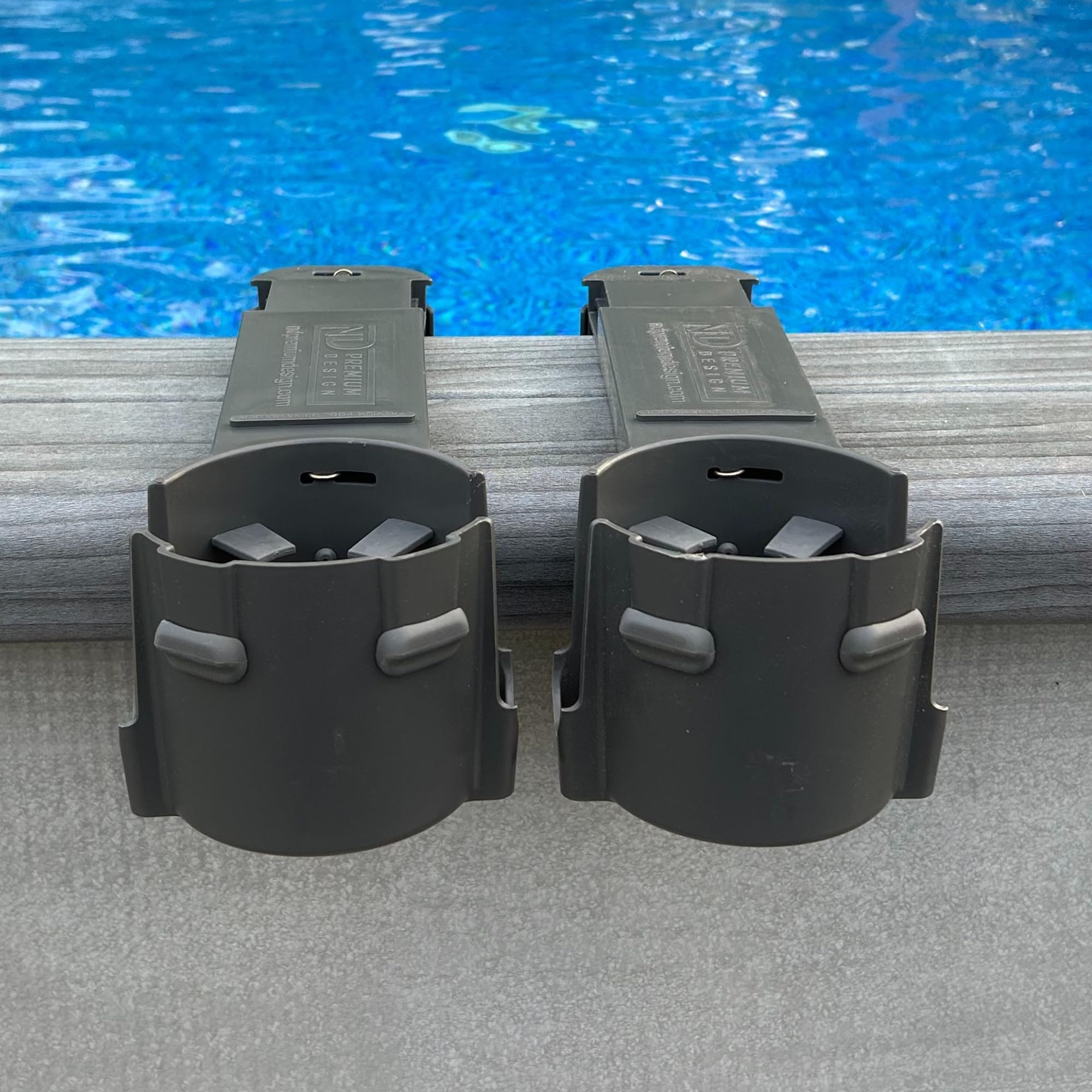 Amazon.com: Pool Helper 2 Pack Poolside Cup Holders for Above Ground ...