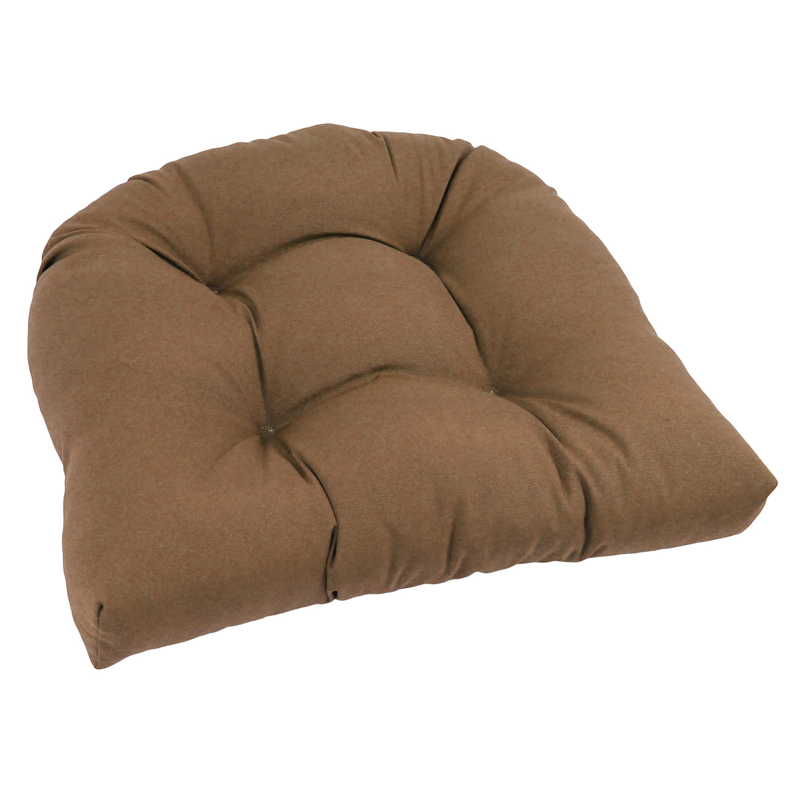 Amazon.com: Blazing Needles Twill Rounded Back Chair Cushion, 19" x 19 ...