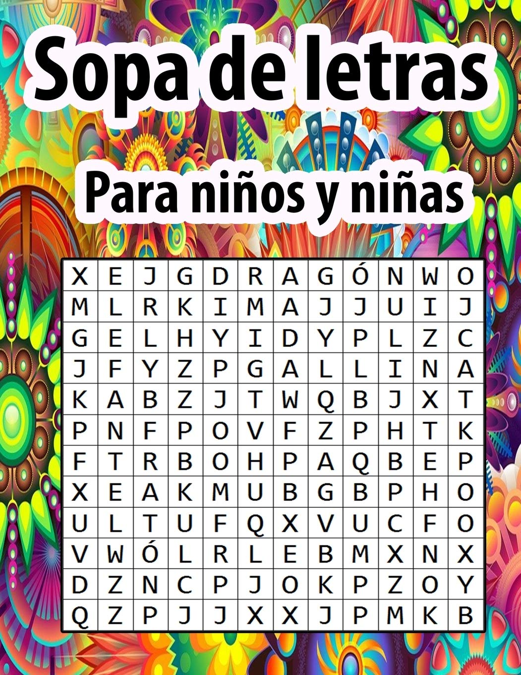 Buy Sopa de letras para niños y niñas: ¡Este juego te va a encantar ...