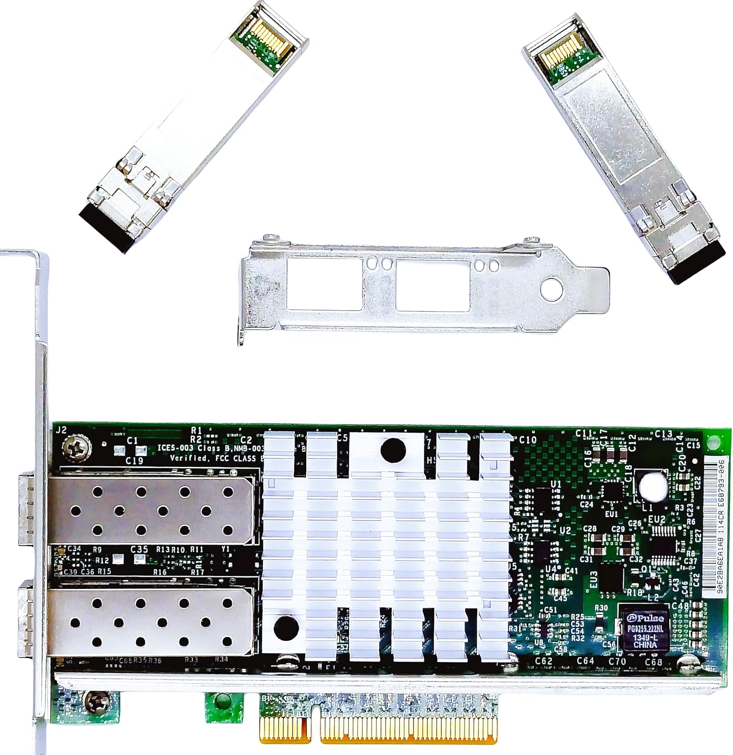 SVNXINGTII 10GB Dual SFP PCI-e NIC Network Card，X520-DA2 with Intel ...
