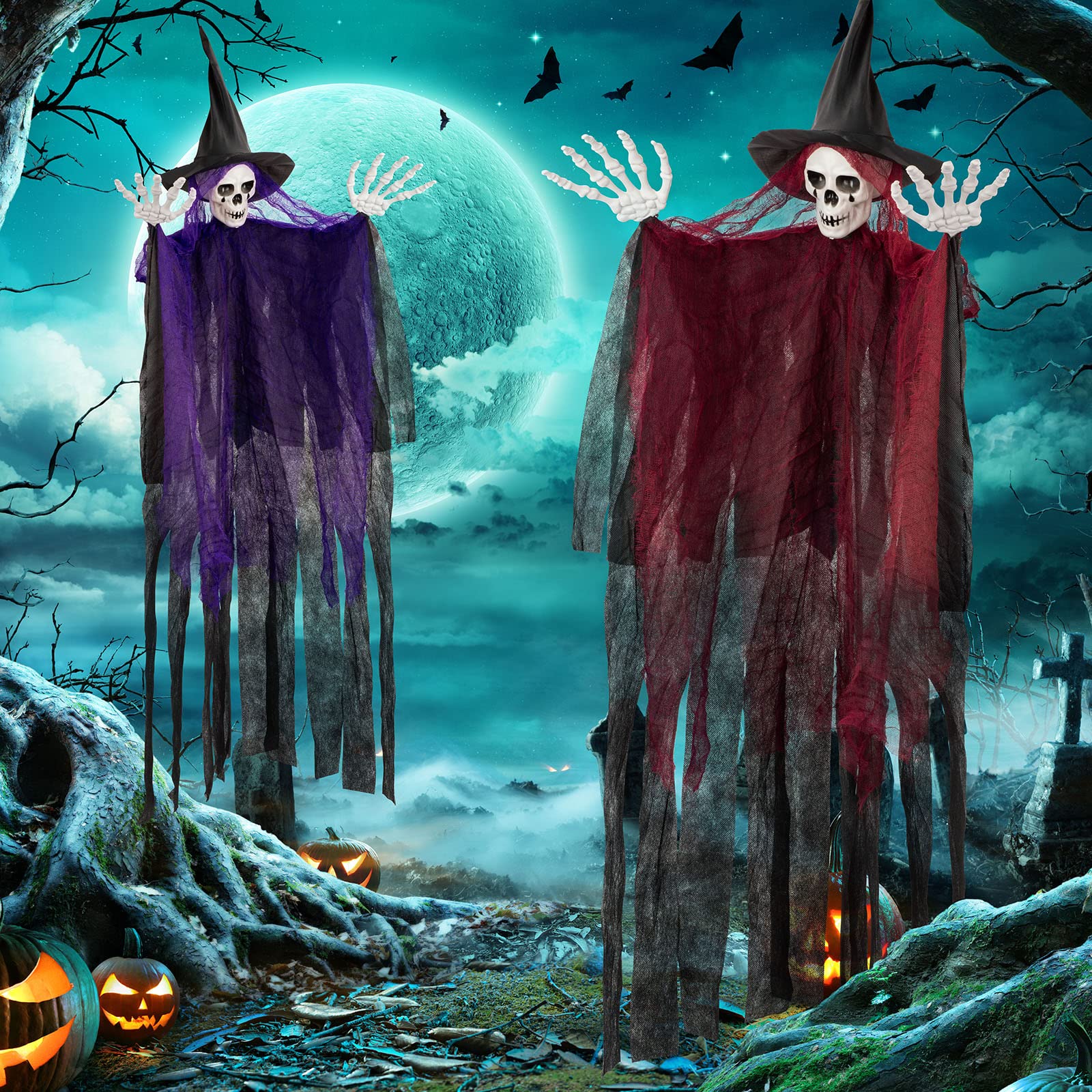 Flying Grim Reaper Haunted