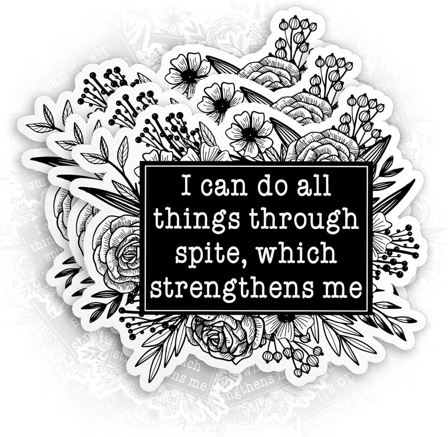 Amazon.com: (3Pcs) I Can Do All Things Through Spite Which Strengthens ...