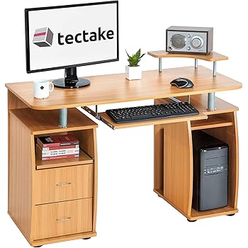 Bureau pour Ordinateur à Roulettes, Table Informatique Bureau ...