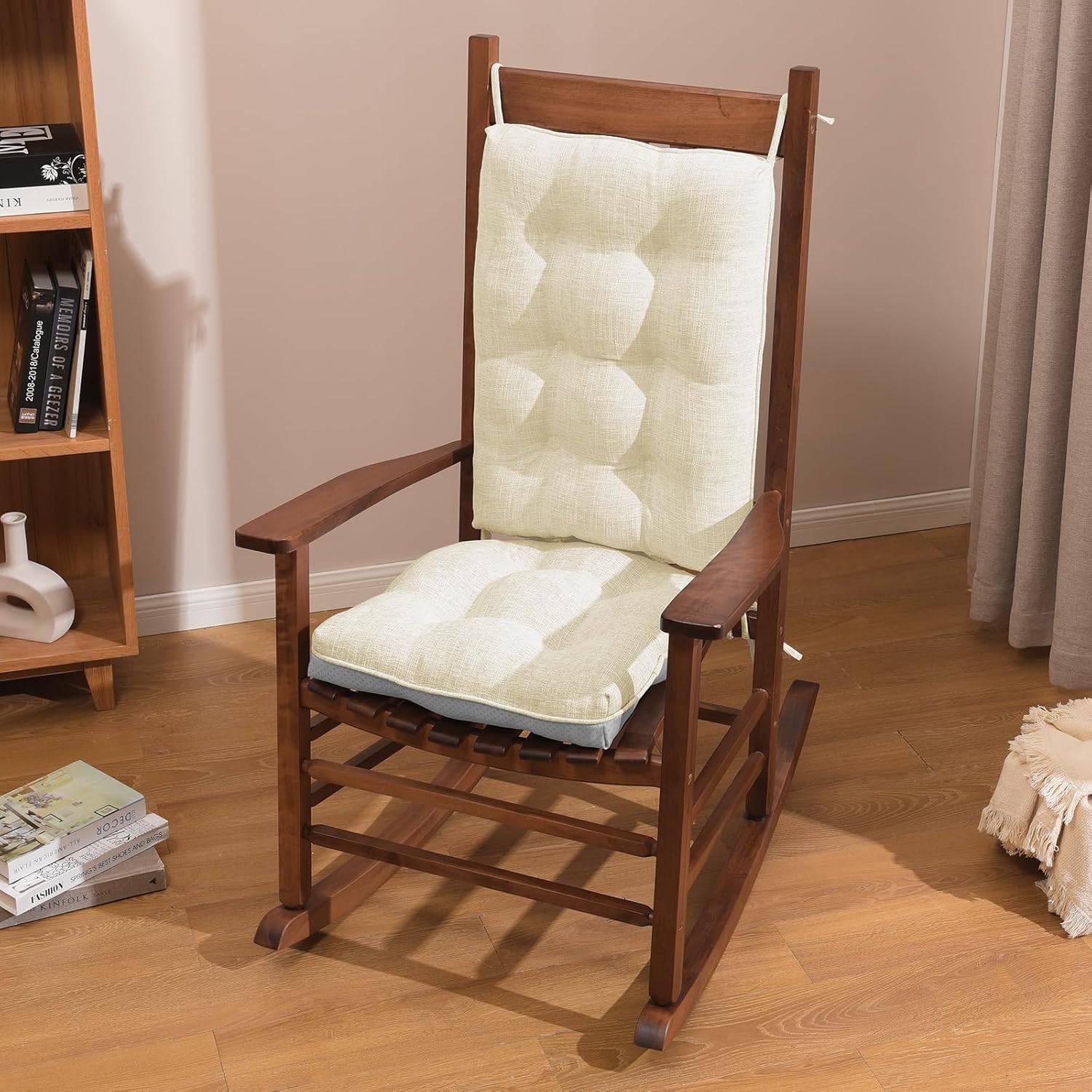 Amazon.com: Basic Beyond Rocking Chair Cushions Set of 2, Porch Rocker ...