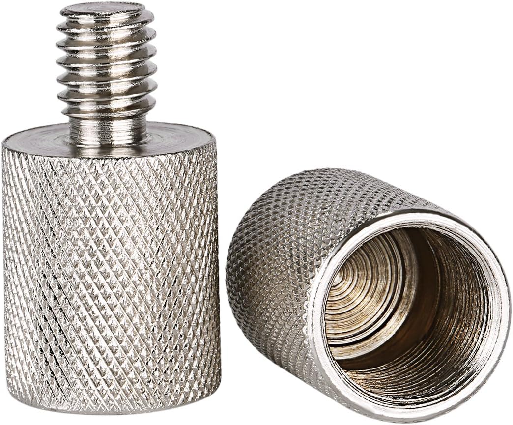 Neewer Nickel Brass Durable Solid 2 Pieces 3/8-inch Male to 5/8-inch ...