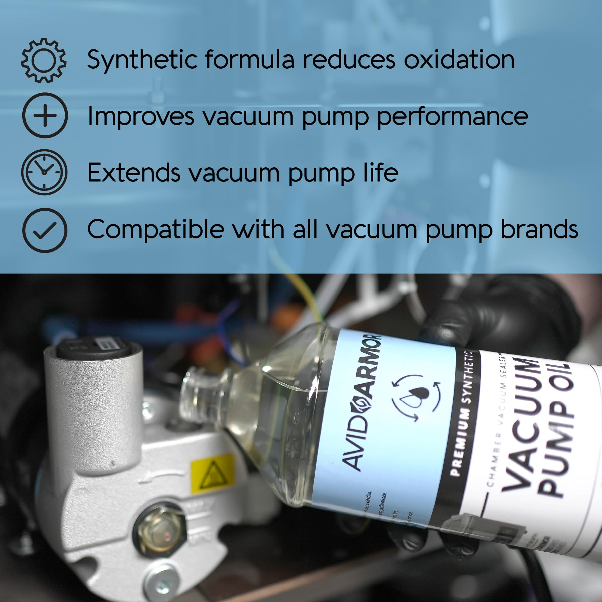 Snapklik.com : Avid Armor Premium Synthetic Vacuum Pump Oil High ...