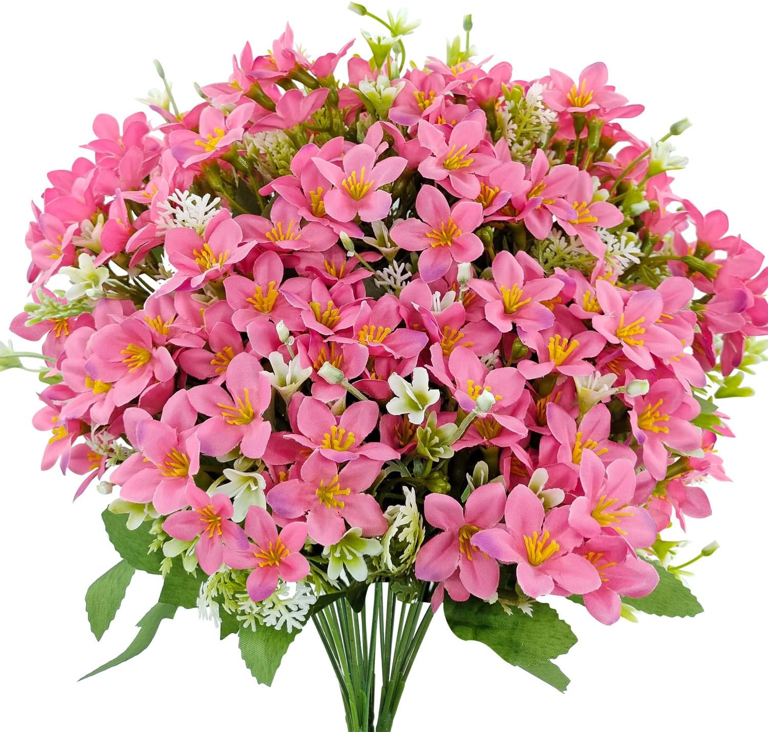 Amazon.com: Mutcolor 5 Bundles Artificial Silk Lily Flowers Fake Lilies ...