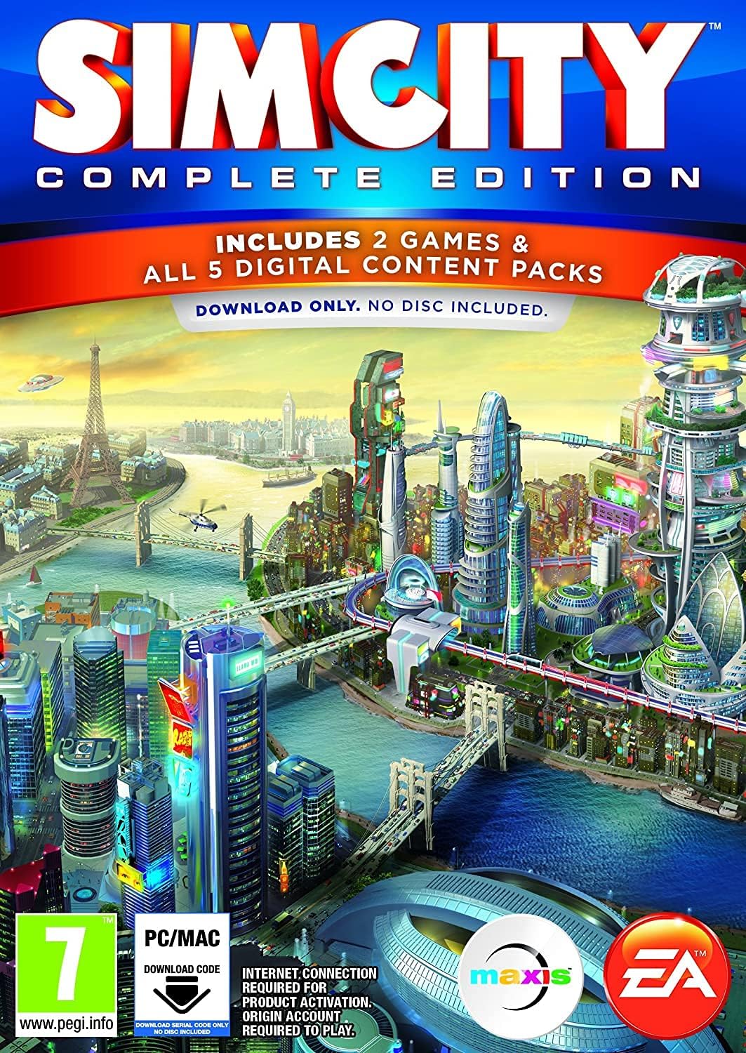 SimCity Complete Edition | PC Code - Origin : Amazon.co.uk: PC & Video ...