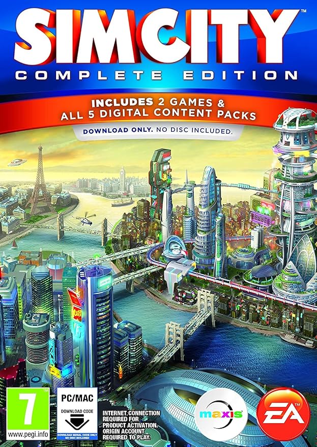 SimCity Complete Edition | PC Code - Origin : Amazon.co.uk: PC & Video ...