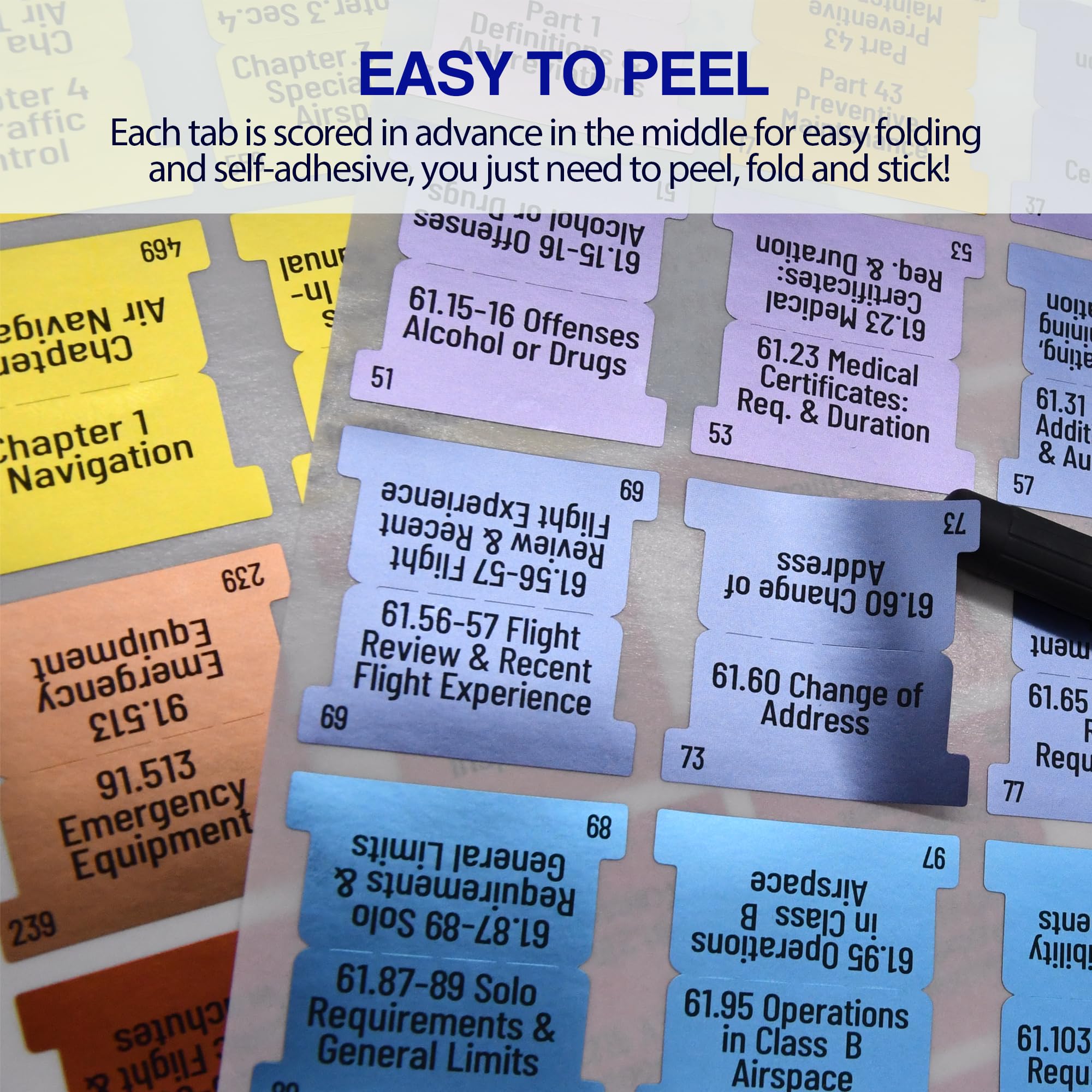 Snapklik.com : FAR/AIM 2024/2023 Color Tabs For Private Pilot ...