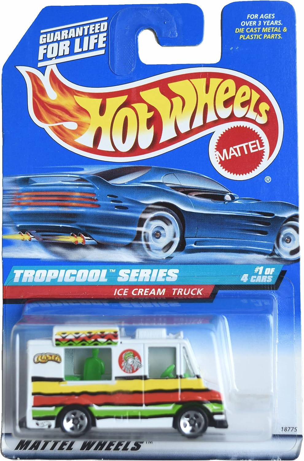 Amazon.com: Matchbox Hot Wheels Ice Cream Truck, Tropicool Series 1/4 ...