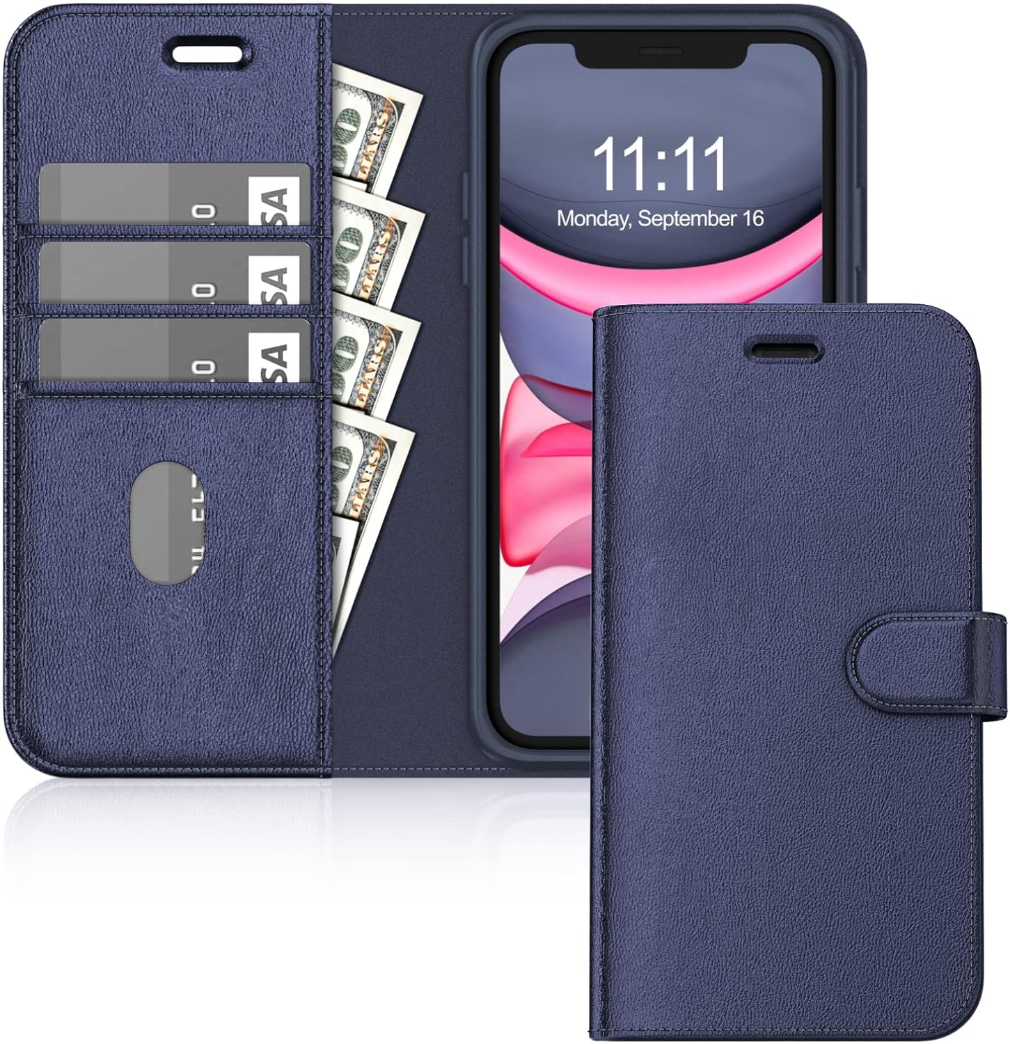 JETech Wallet Case for iPhone 11 6.1-Inch, Shockproof PU Leather ...