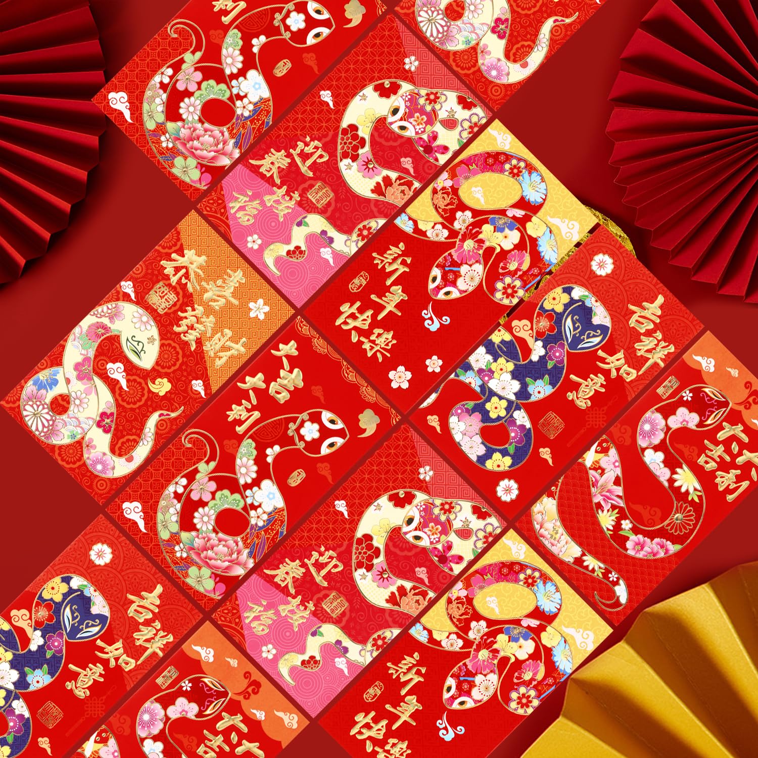 Snapklik.com : Chinese New Year Red Envelopes 2025, Lunar New Year Of ...