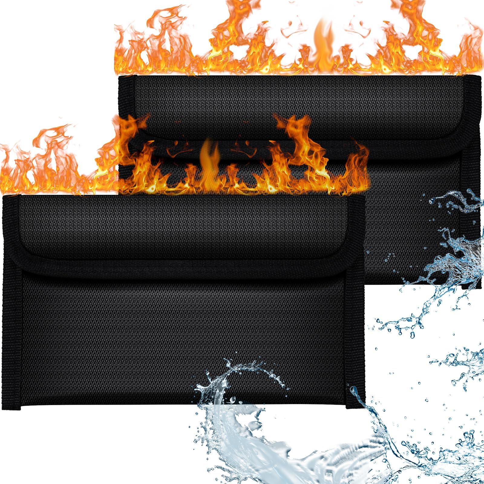 Ddfly Fireproof Bags Waterproof Safe Document Envelope Bag Fireproof ...