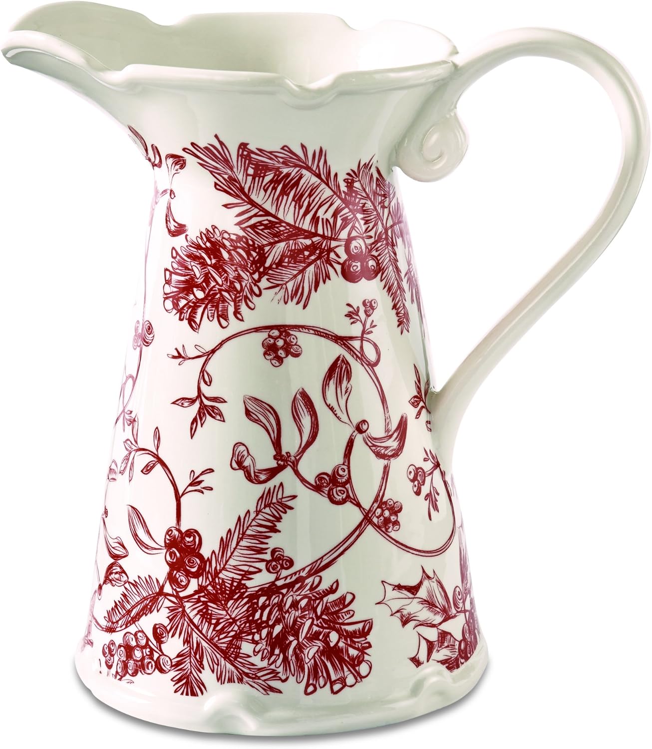 Amazon.com: Mud Pie Holly Toile Pitcher : Home & Kitchen