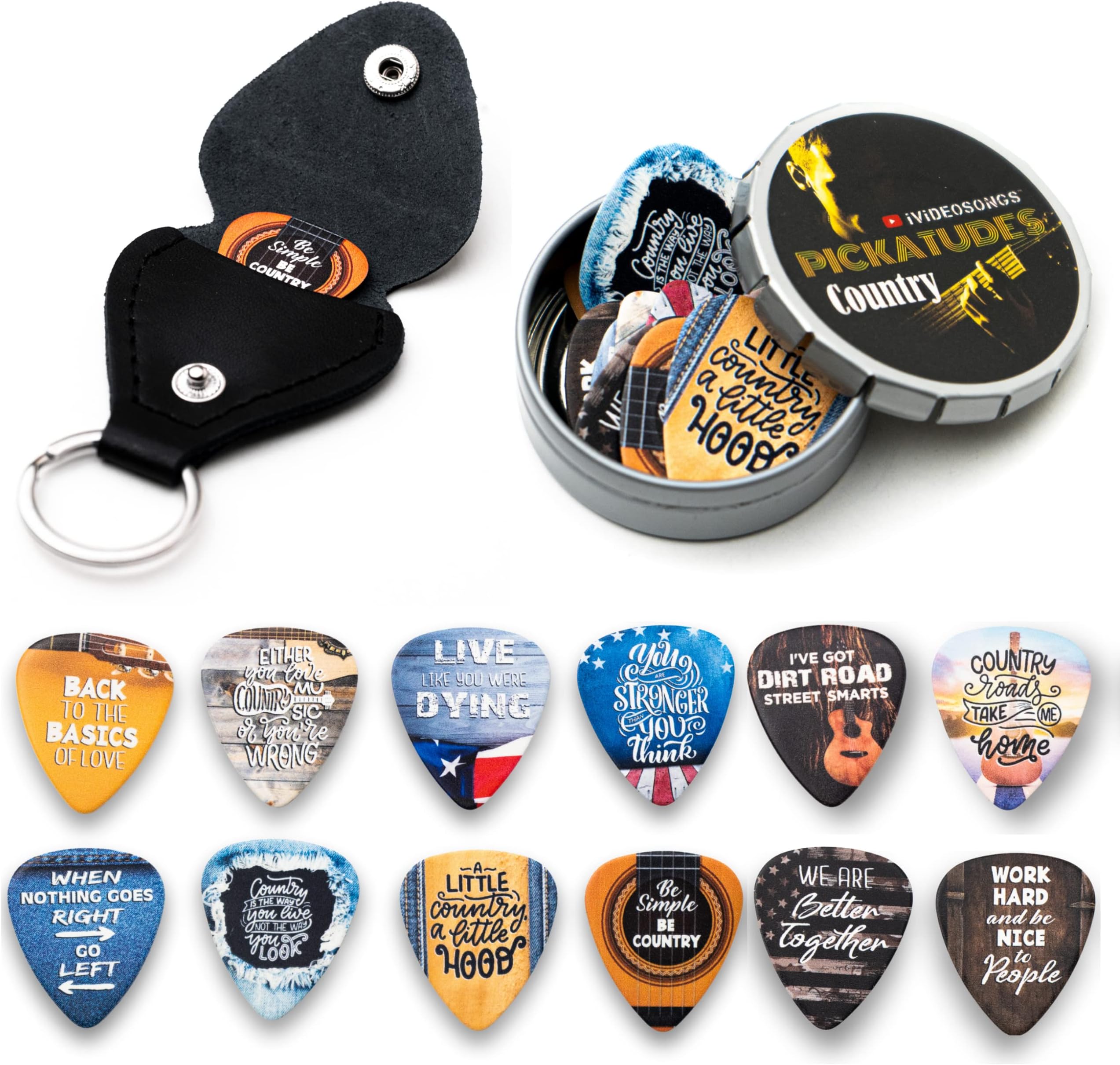 Amazon.com: Musical Band Guitar Picks (Country Artists) : Musical ...