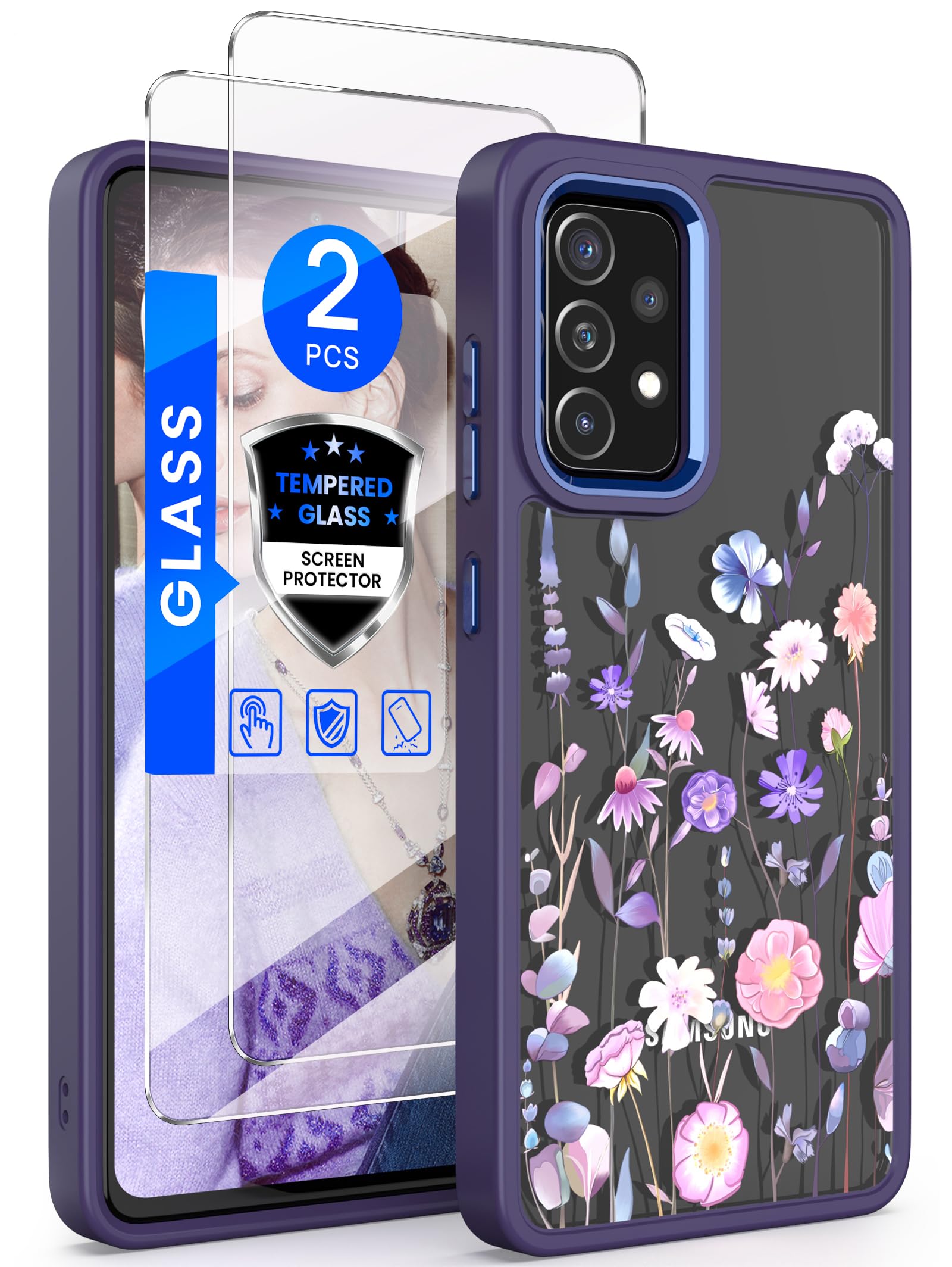 Amazon.com: Dretal for Samsung Galaxy A52 5G Case, Galaxy A52 Case ...