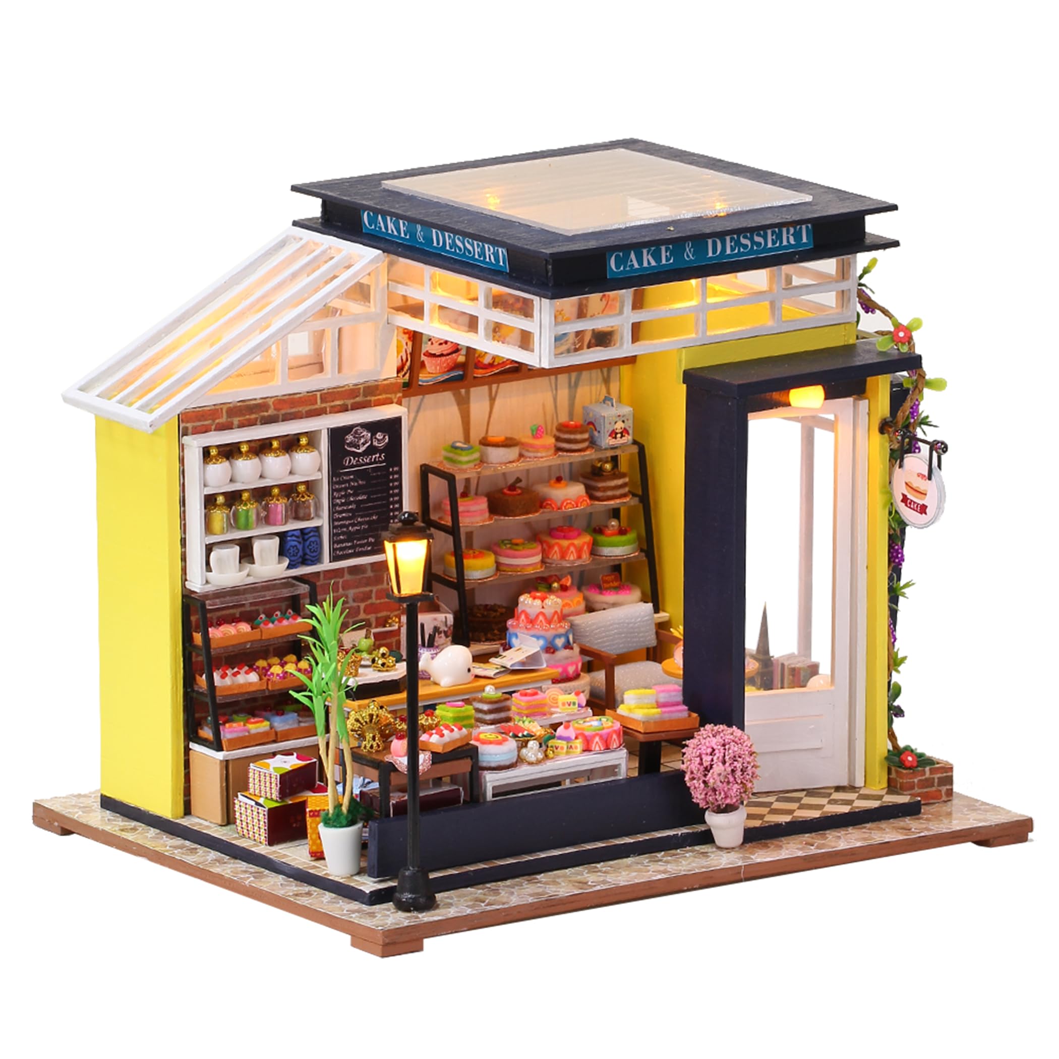Amazon.com: DIY Miniature Dollhouse Kit - Tiny House Kit,Crafts Mini ...