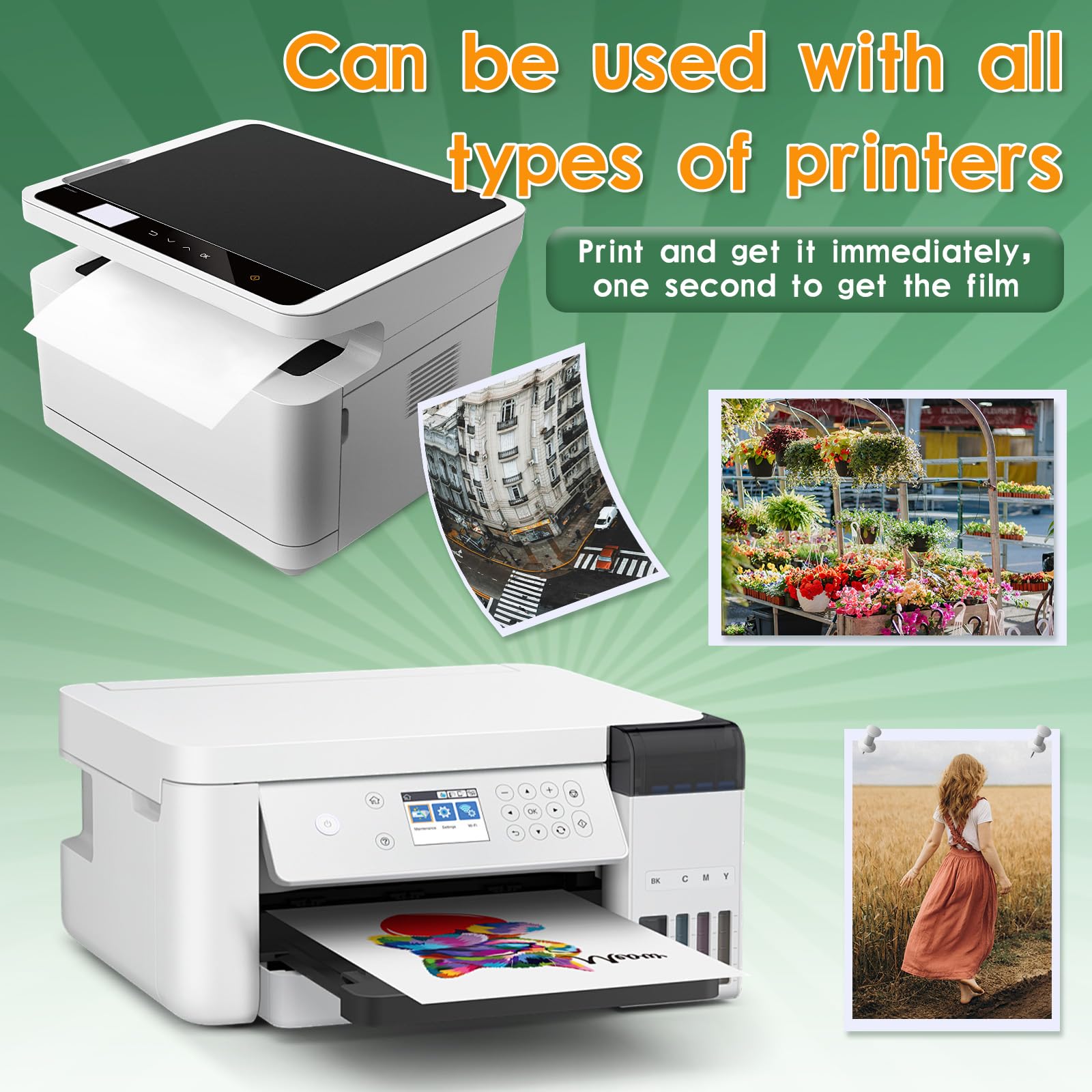 Snapklik.com : Lokunn 180 Sheets Photo Paper Glossy 4x6, 5x7, 8.5x11 ...