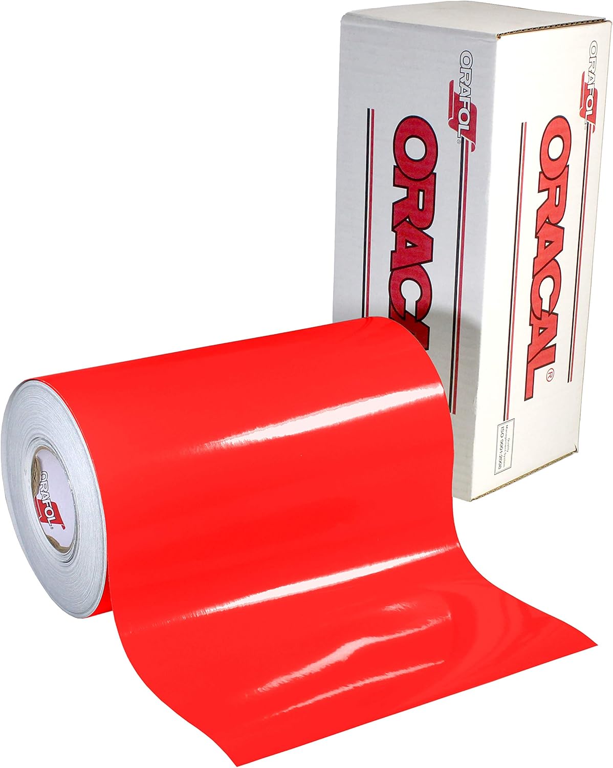 Amazon.com: ORACAL 6510 Red Fluorescent Cast Vinyl Wrap 12" x 24" Roll ...