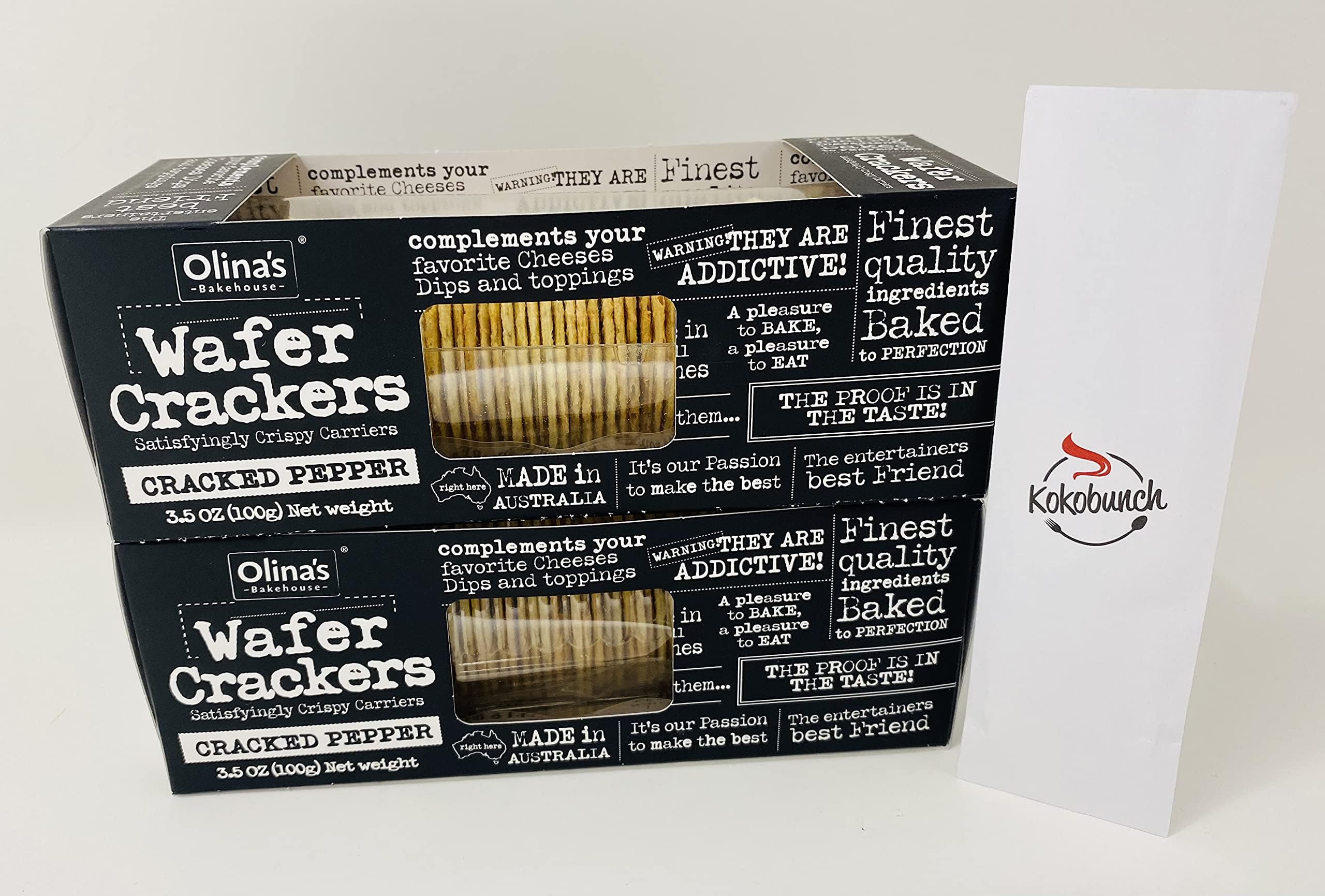 Amazon.com: OLINAS BAKEHOUSE Cracker Wafer Natural, 3.5 OZ : Grocery ...