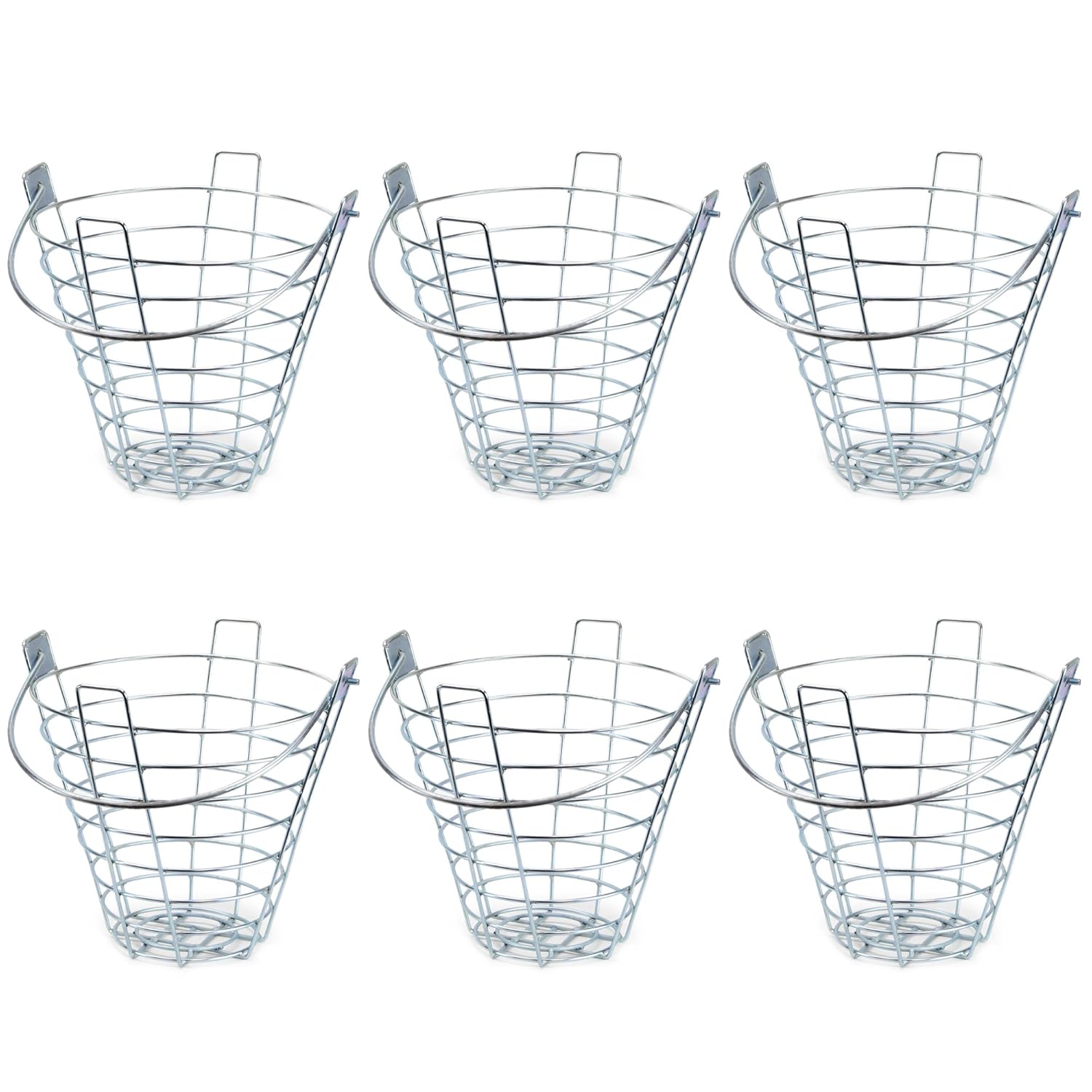 Crown Sporting Goods Steel Wire Golf Range Buckets: Metal Ball Carrying ...