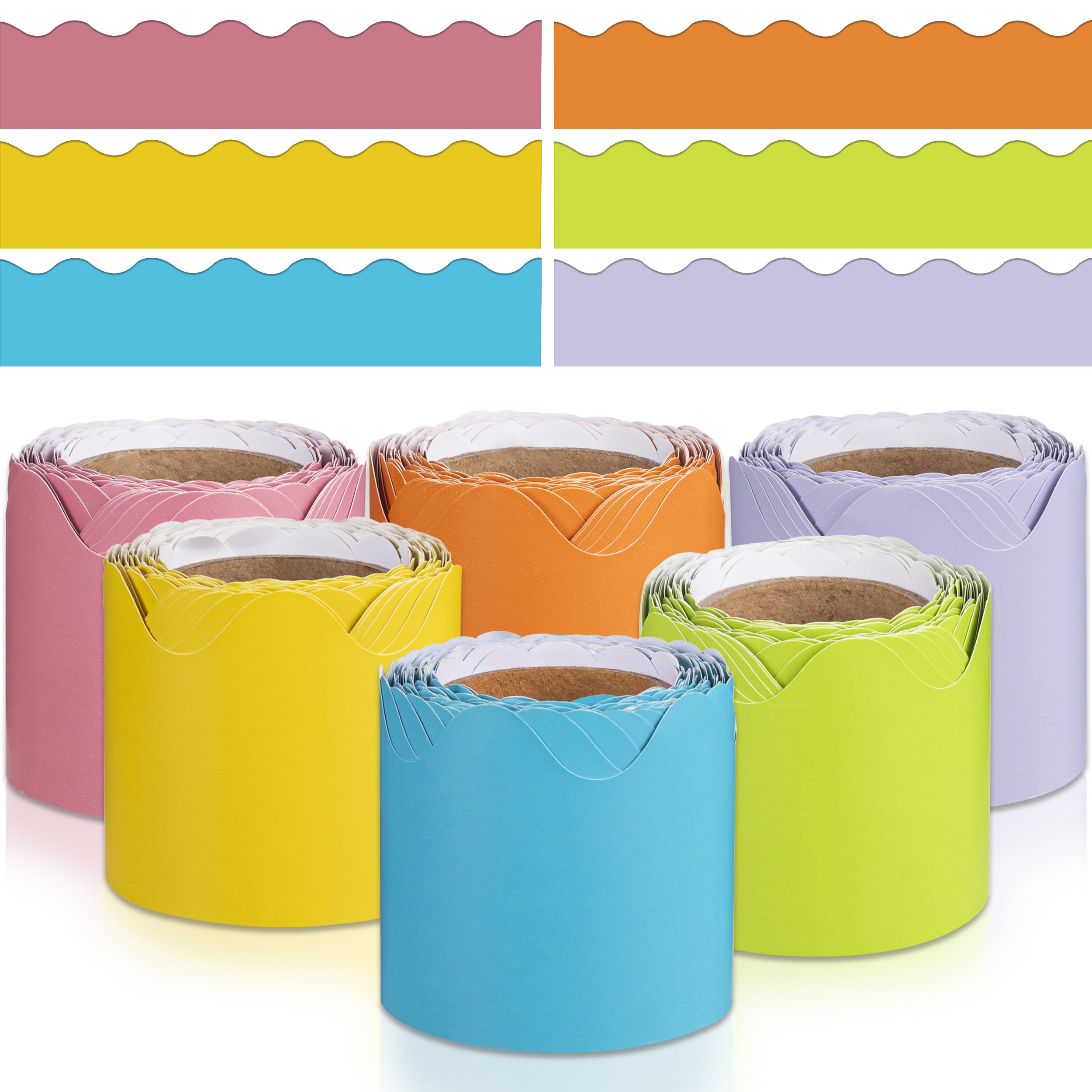 Snapklik.com : UBTKEY Bulletin Board Borders For Classroom, 6 Rolls 196 ...