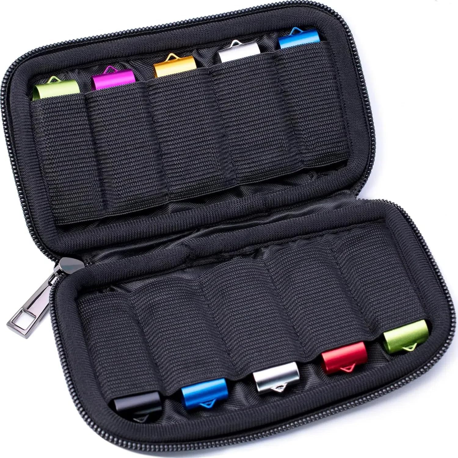 Amazon.com: WesData Flash Drive Case - USB Holder, Storage Bag for ...