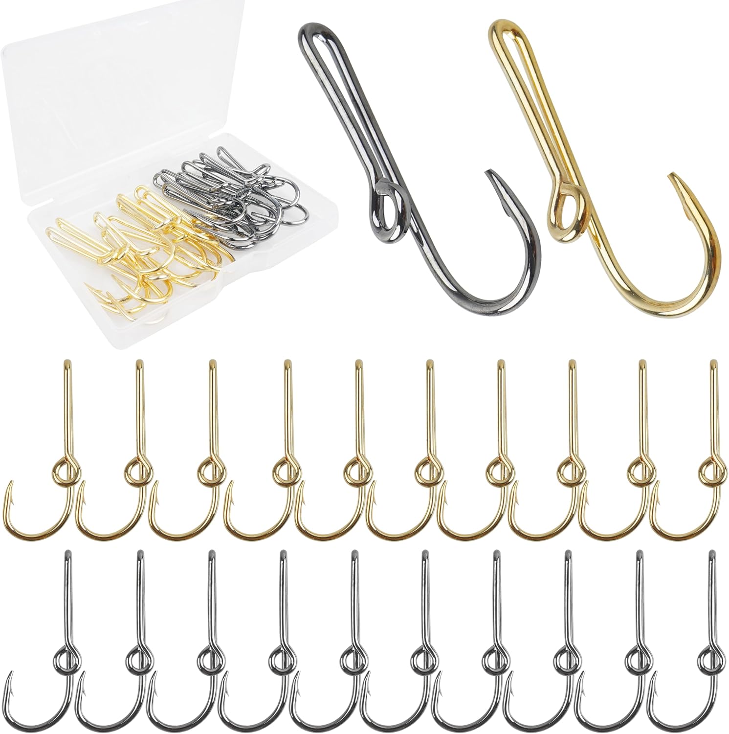 Amazon.com: Fishing Hook Hat Pins,20pcs Pins for Fishing Hat Hook Clip ...