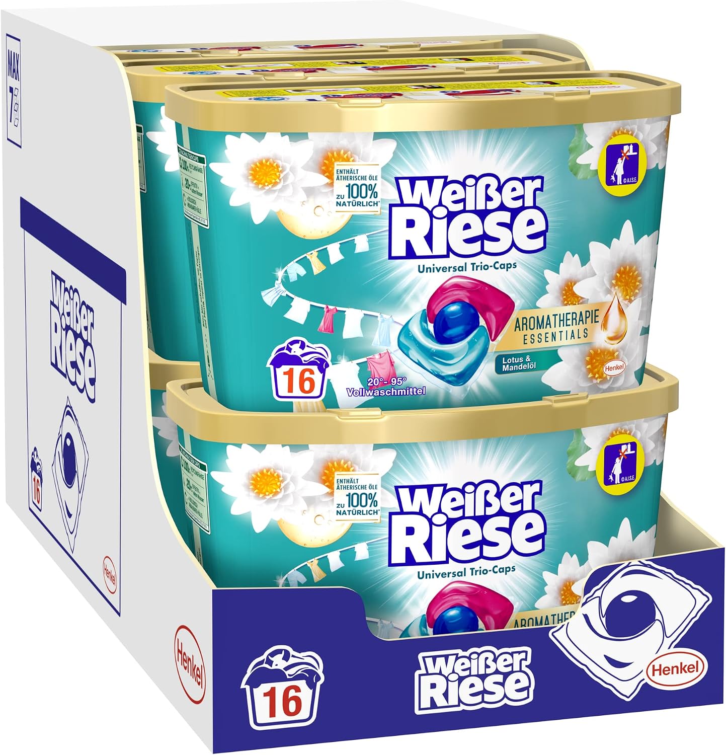 Weißer Riese Universal Trio-Caps Aromatherapie Essentials 128 (8x 16 ...