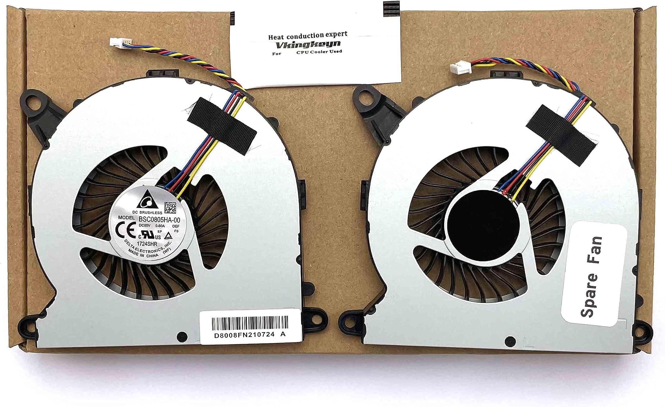 Amazon.com: CPU Cooling Fan for Intel NUC8i7BEH M.2+SATA3 Dual Hard ...