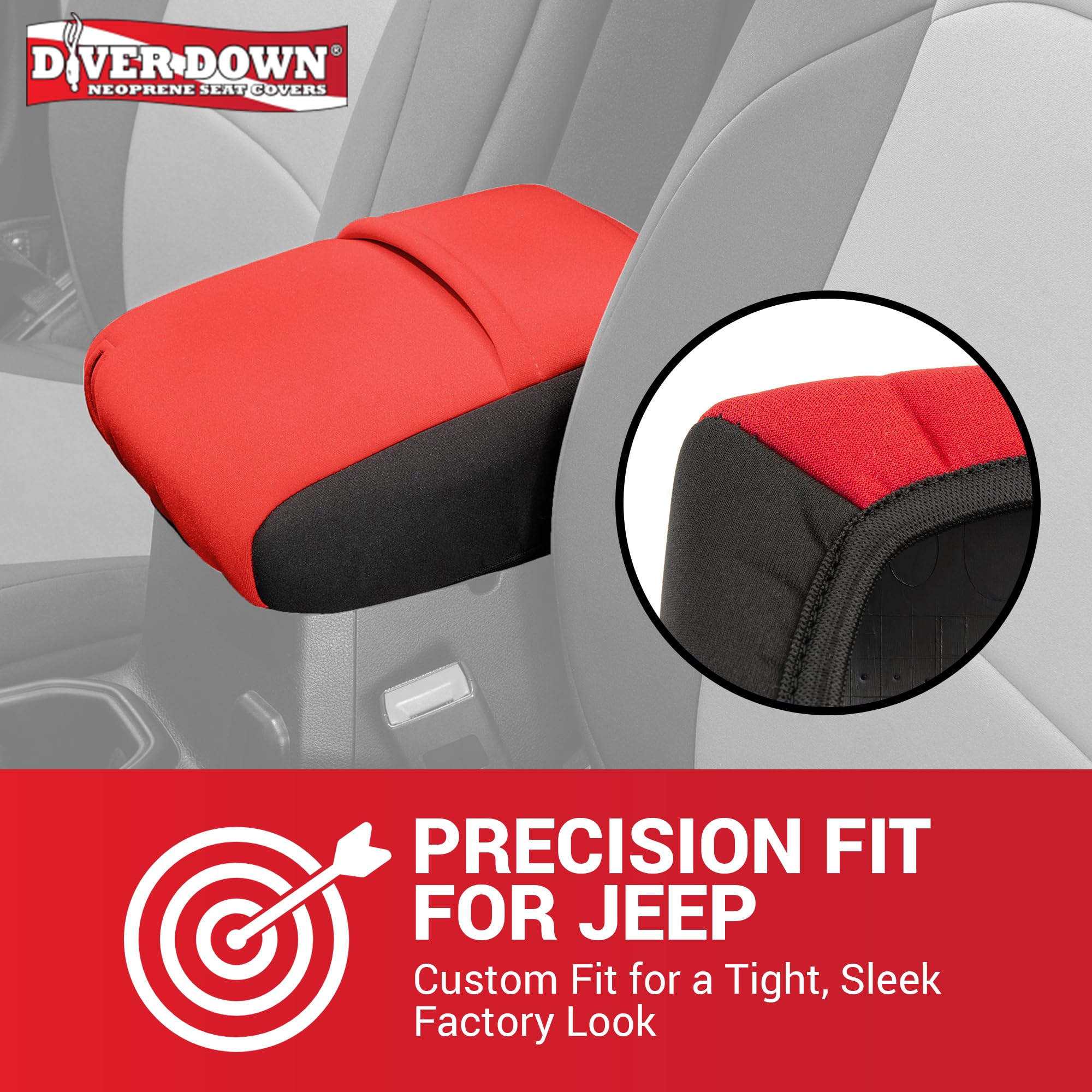 Snapklik.com : Diver Down Neoprene Center Console Cover, Fits Jeep 2018 ...