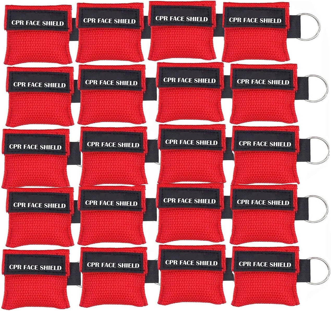 Amazon.com: CPR Face Shield Masks – First-Aid Kit Trauma Essential ...