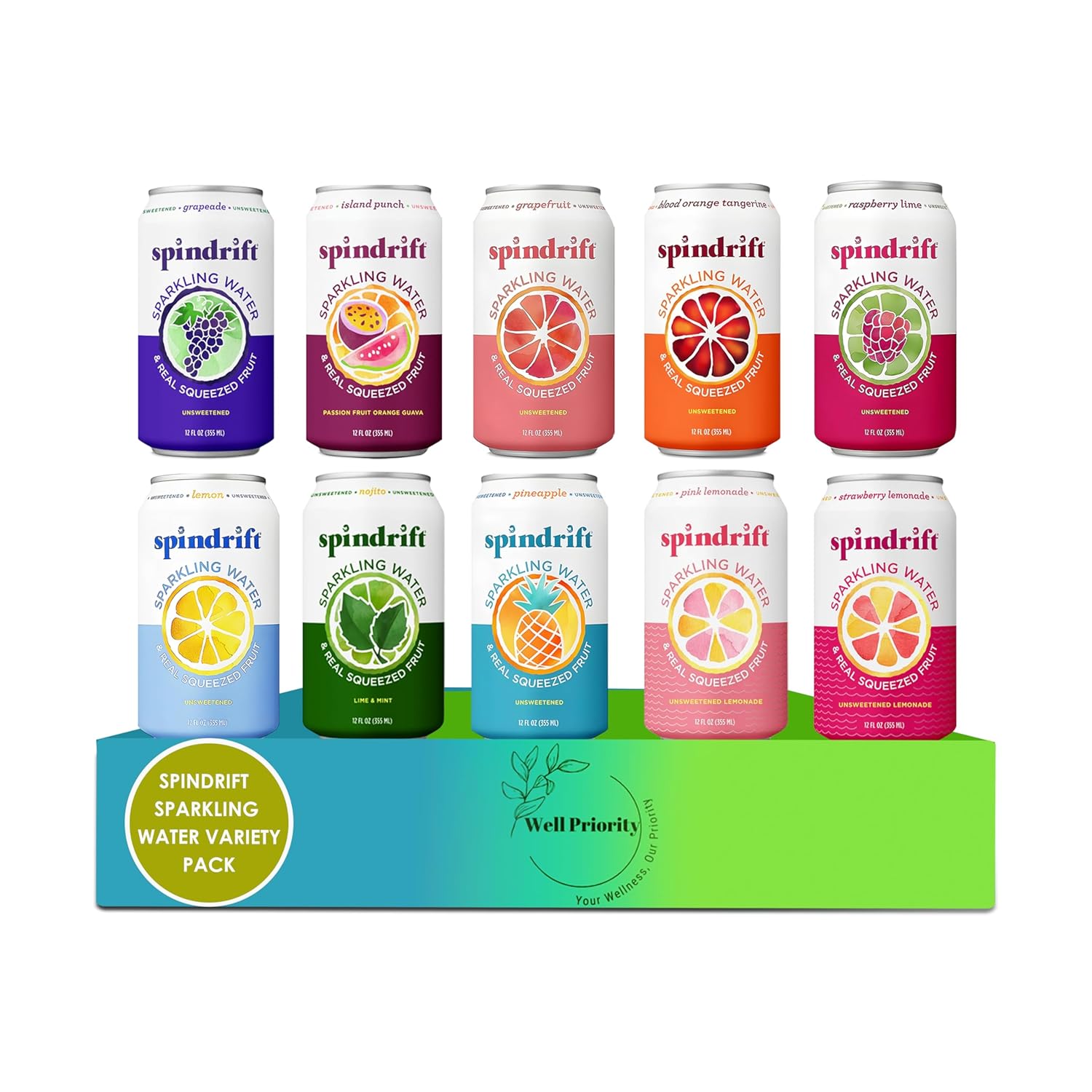 Amazon.com: NEW FLAVORS Sparkling Water Variety Pack | Party Favors ...