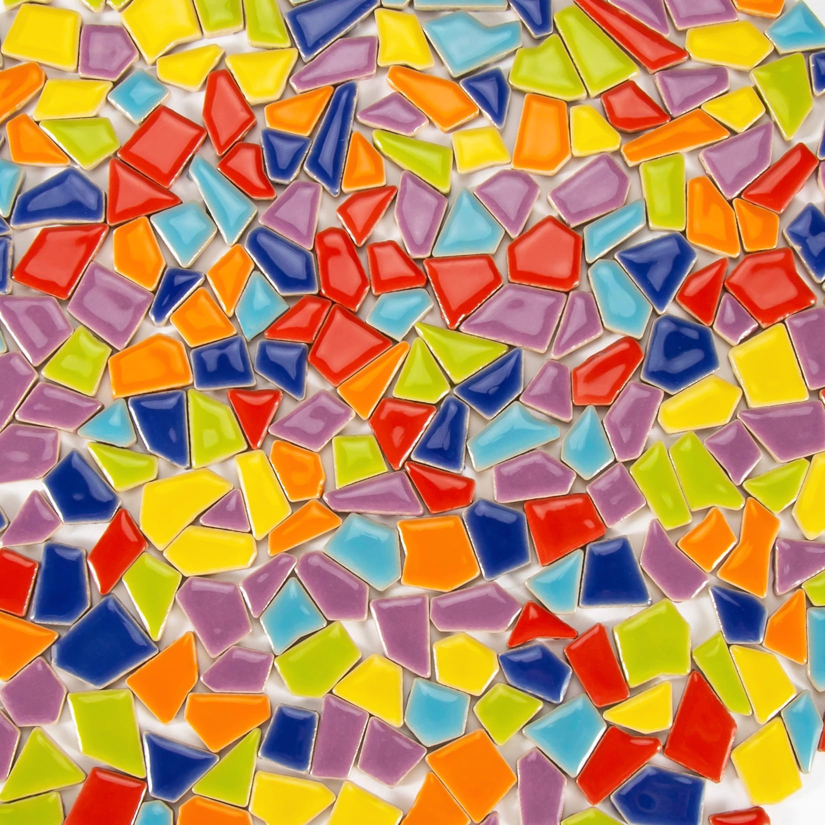 Amazon.com: Mililanyo 250g Small Mosaic Tiles Mixed Shapes Glass Mosaic ...