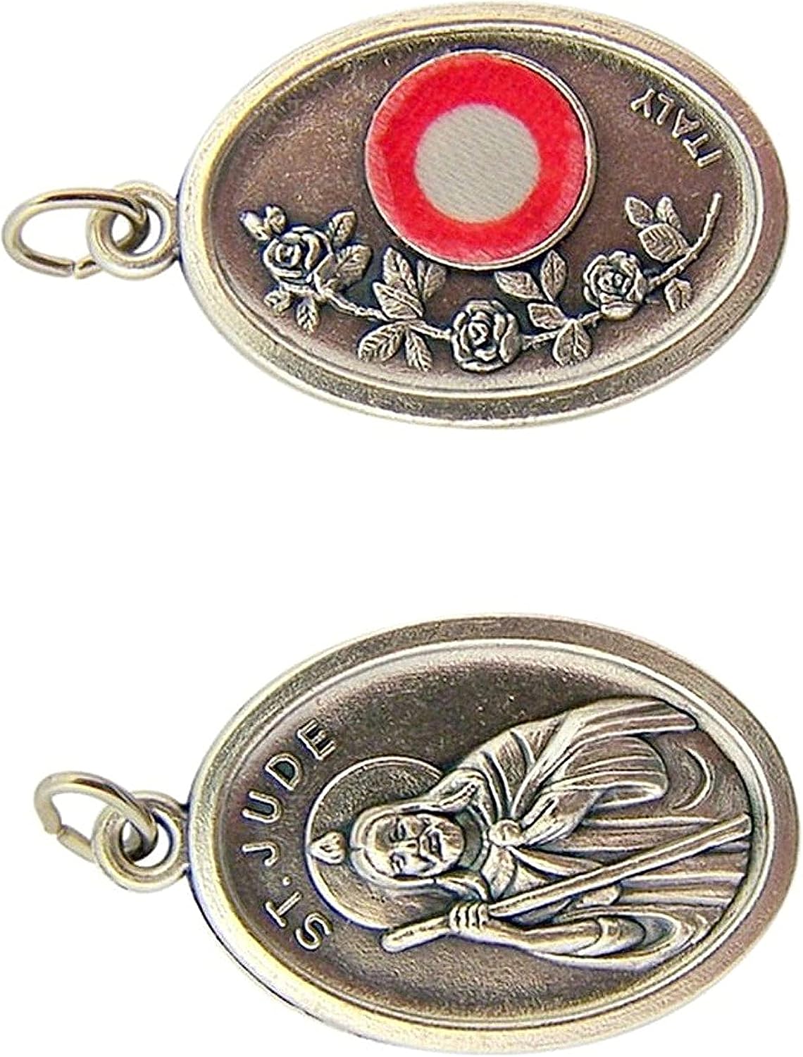 Amazon.com: New Silver Tone Catholic Saint Jude 3rd Class Piece of ...