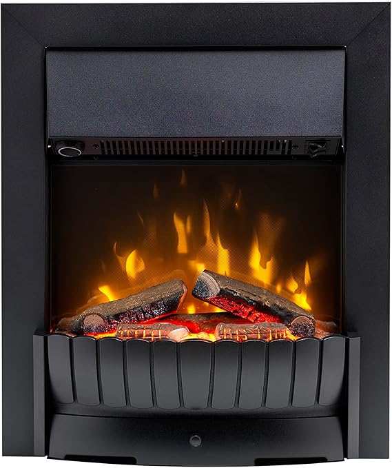 Dimplex Clement Optiflame Inset or Freestanding Electric Fire, Black ...