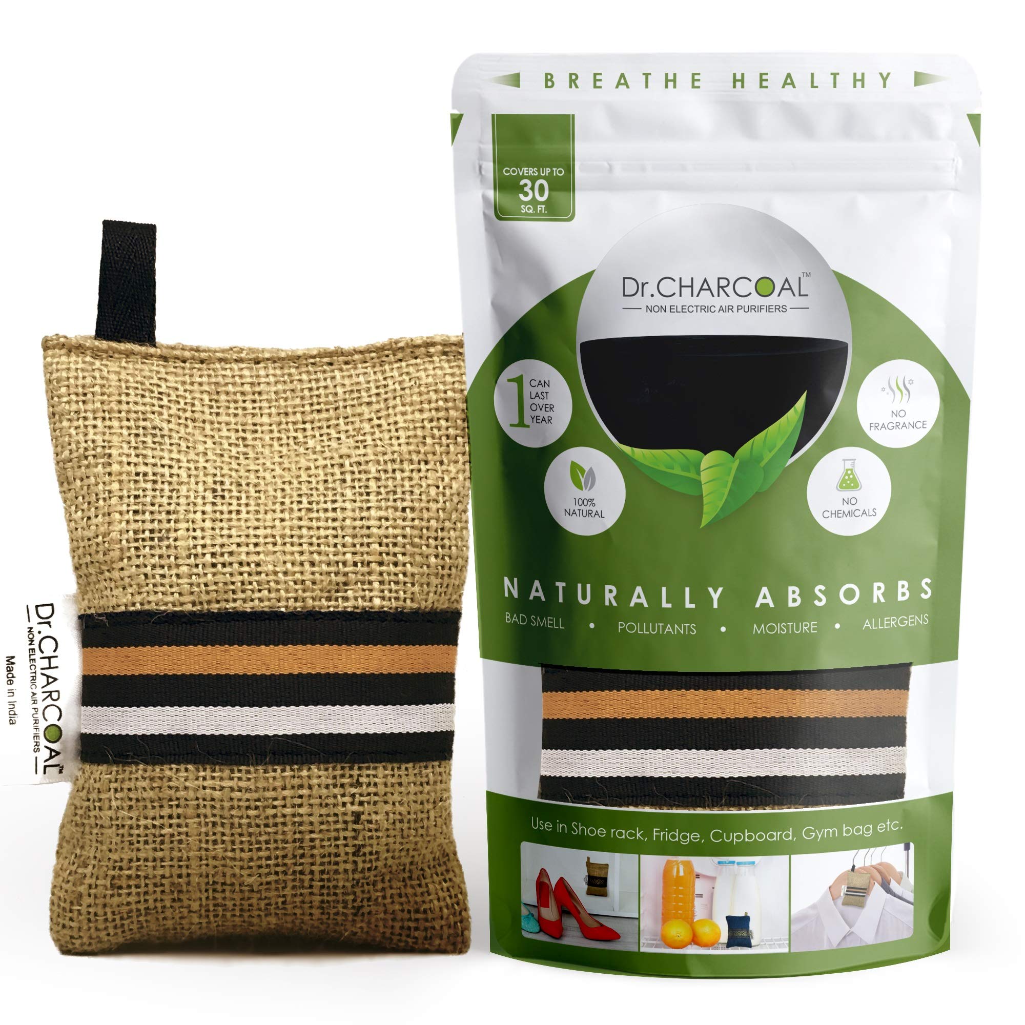 Dr CHARCOAL Fridge Deodorizer, Keeps Your Refrigerator and Freezer ...