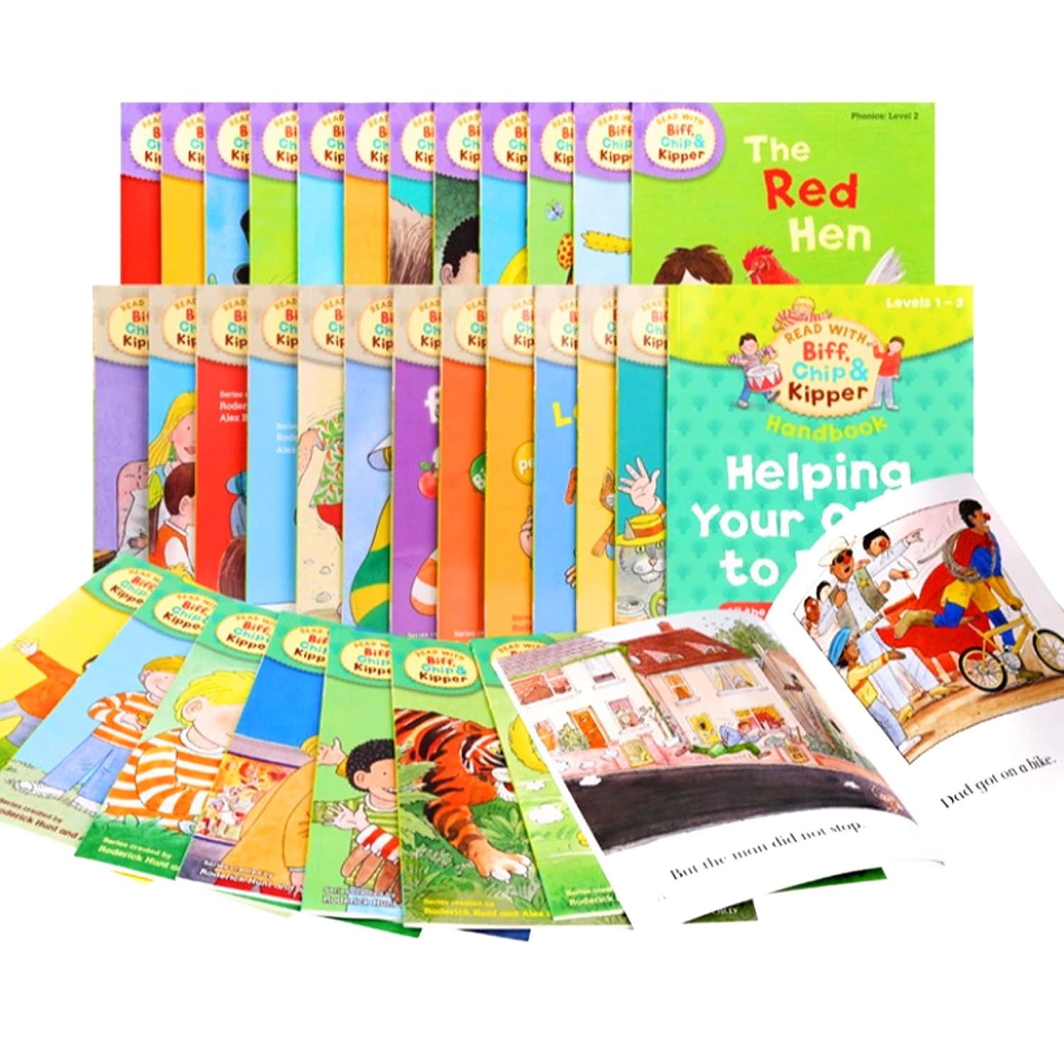 Read with Biff, Chip & Kipper Set Phonics and First Stories 33 Books ...