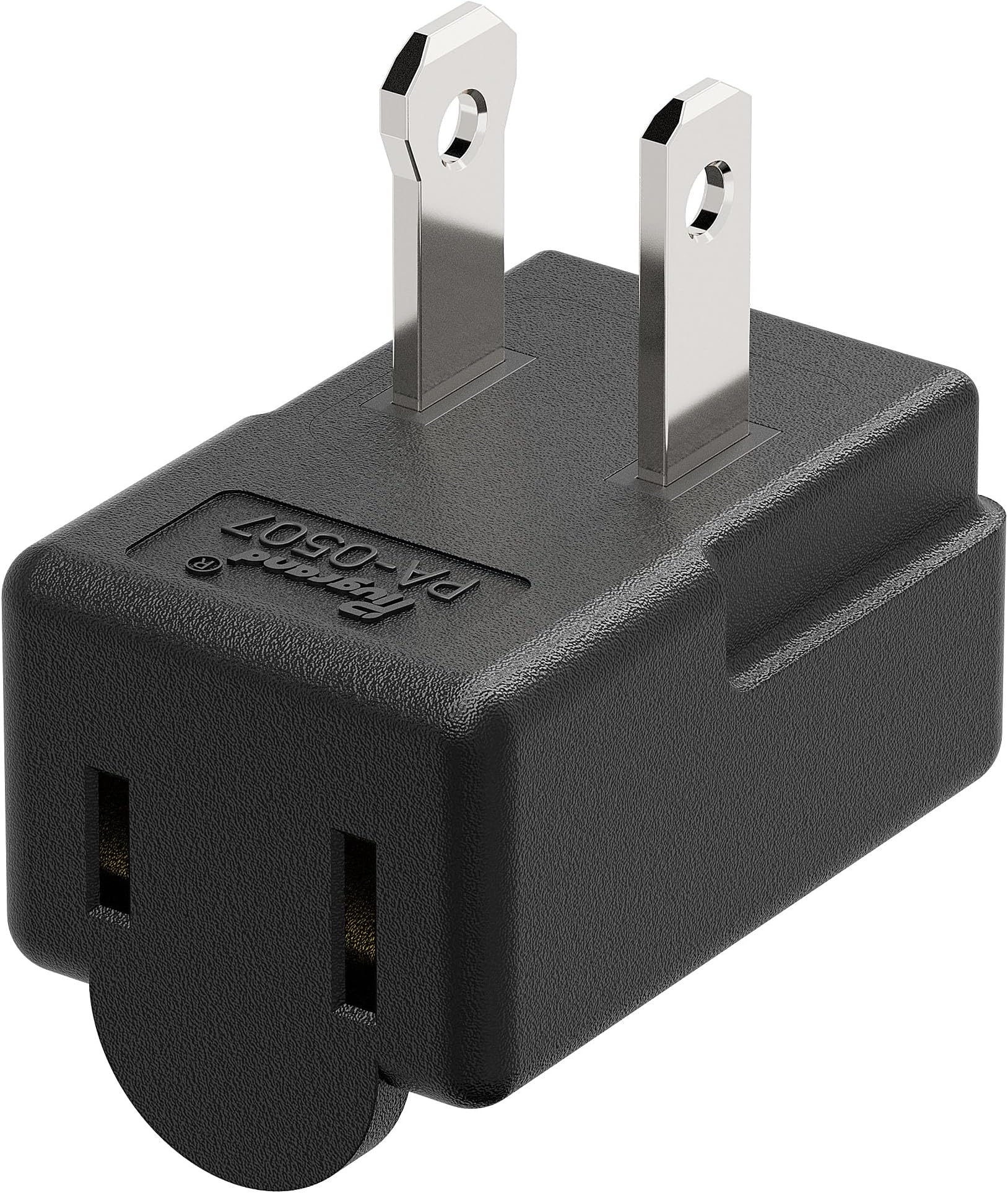 SYCON Outlet Wall Adapter, 2-Prong Swivel Ungrounded Indoor AC Mini ...