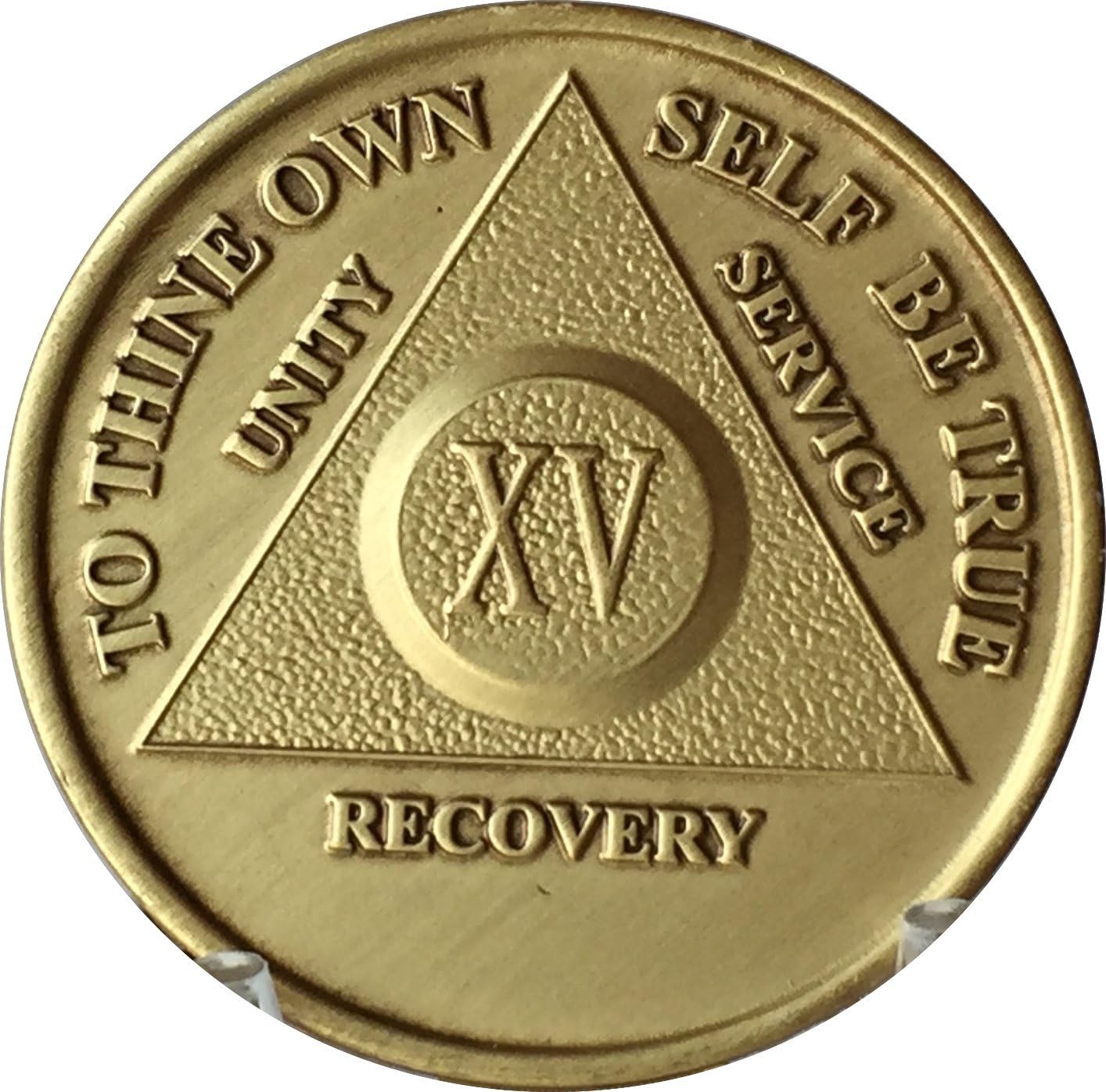 Amazon.com: 5 Year AA Medallion Traditional Bronze Raised Center ...