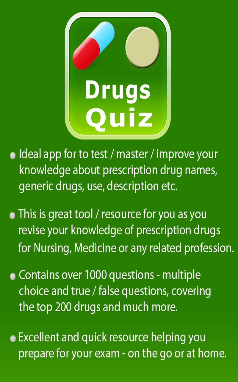 Medication and Pharmaceutical Drugs Quiz - App on the Amazon Appstore